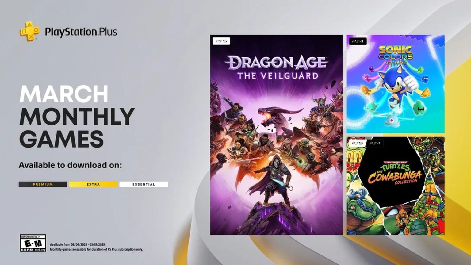 PlayStation Plus Essential: Anunciados los Juegos de Marzo